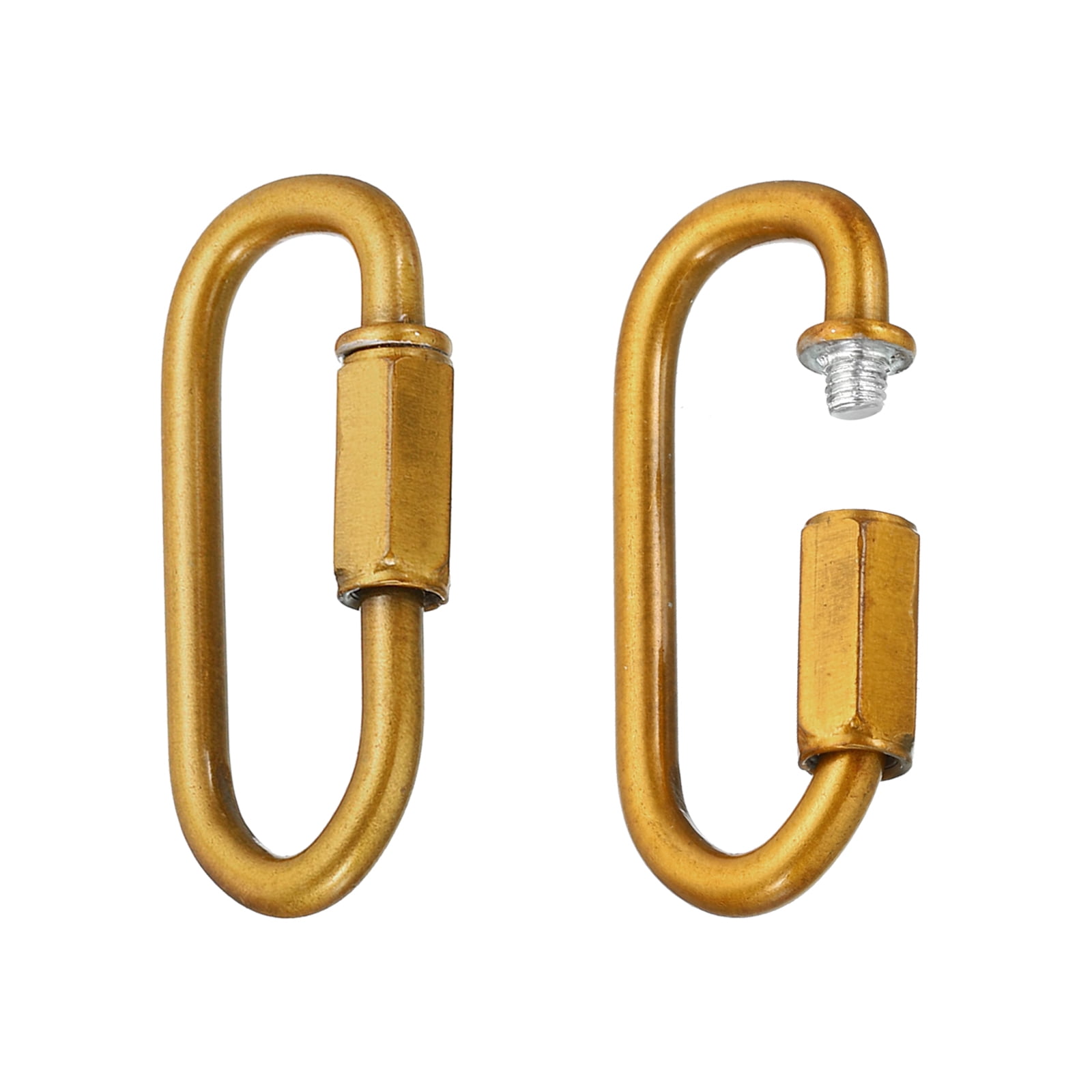 Chain Connectors, 6mm Thick Quick Link Screw Lock Oval Clips for ...