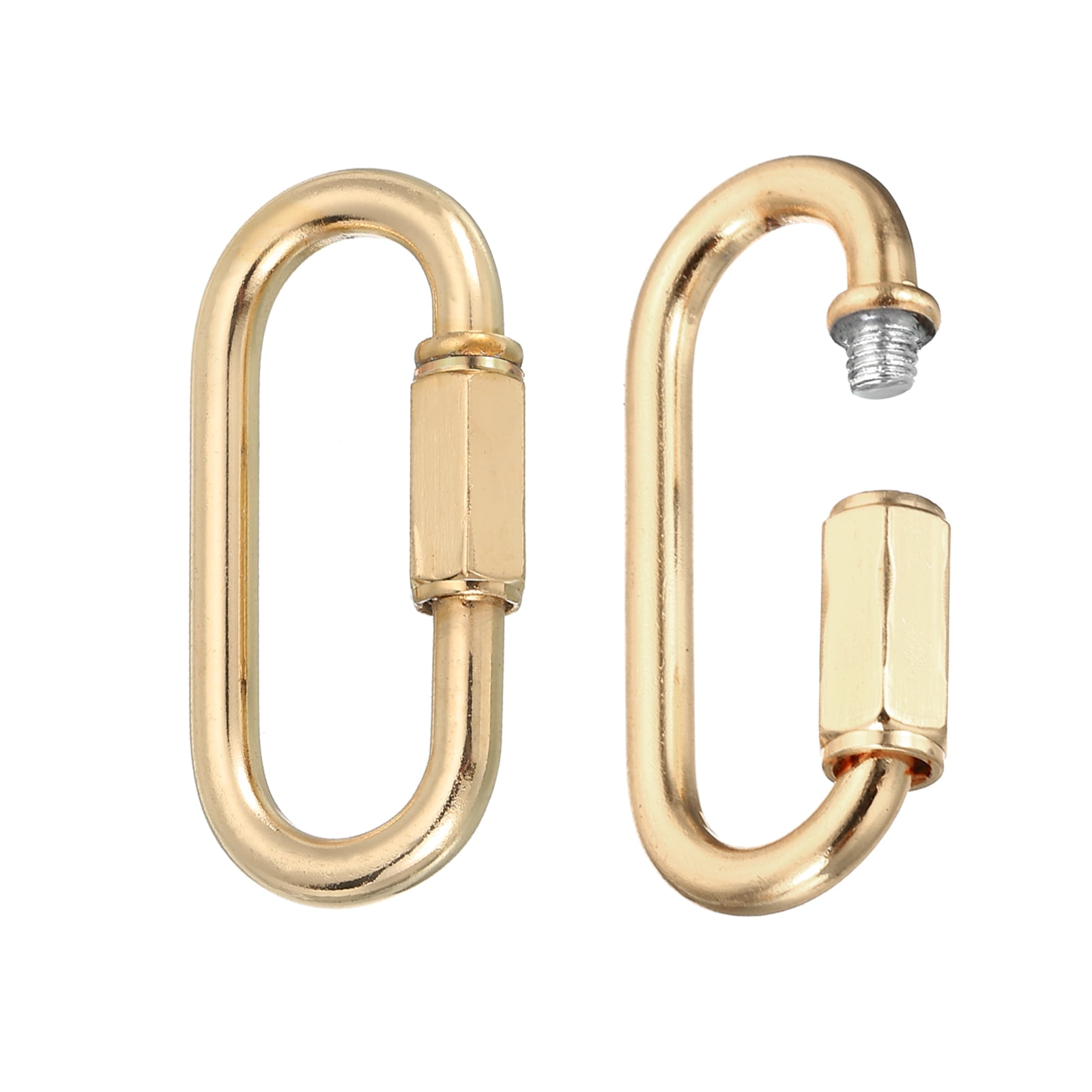 Chain Connectors, 6mm Thick Quick Link Screw Lock Oval Clips for ...