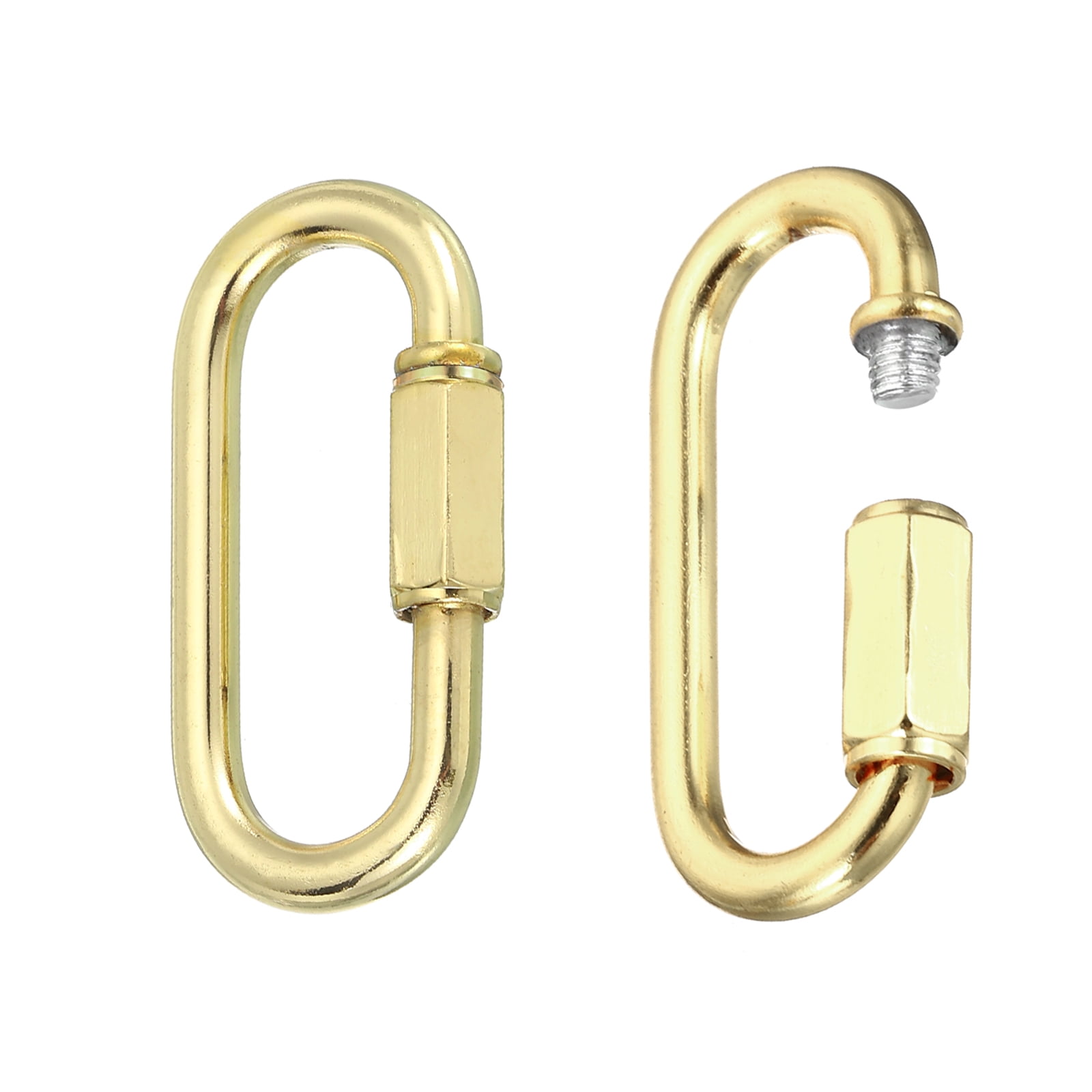 Chain Connectors, 6mm Thick Quick Link Screw Lock Oval Clips for ...