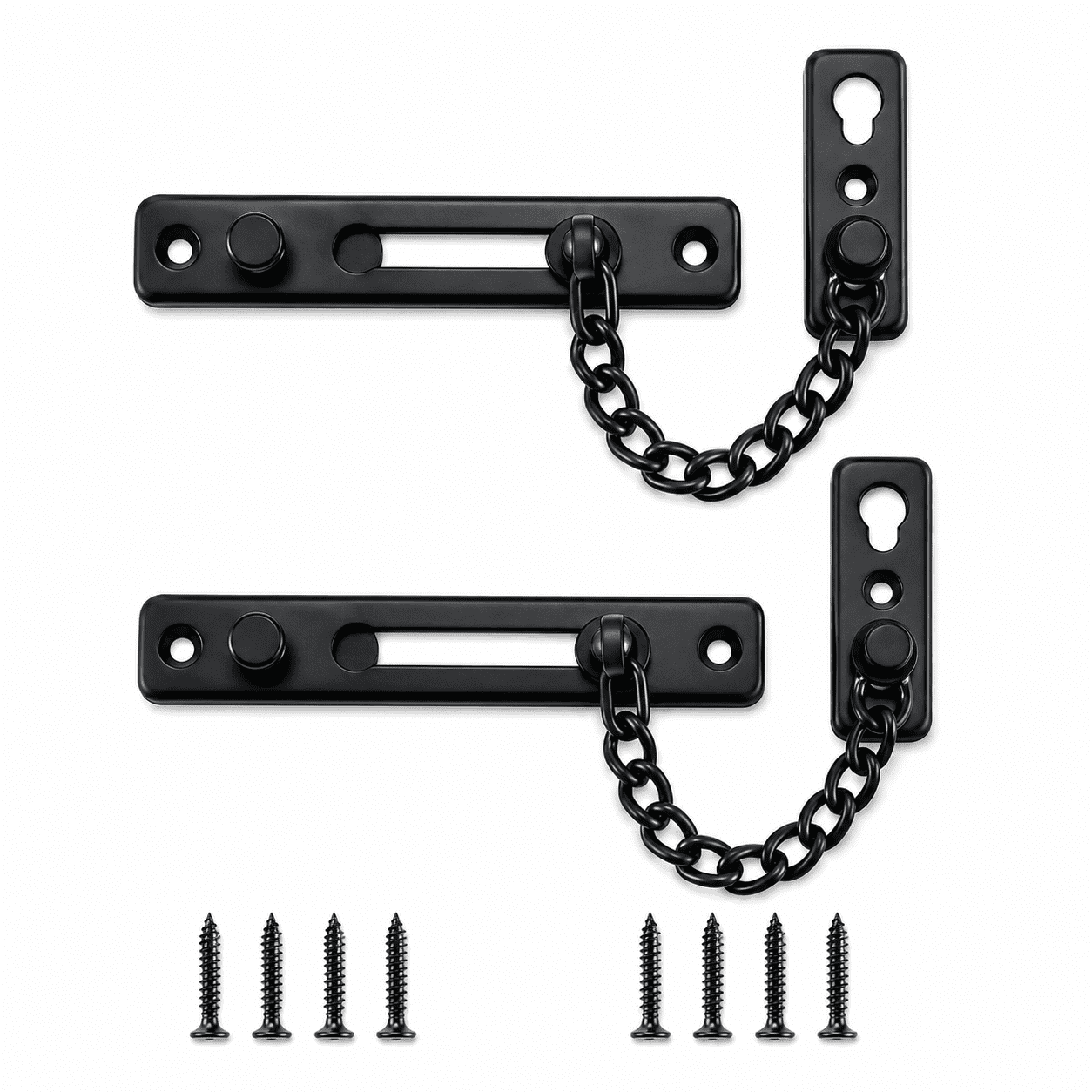 Chain Door Guard Lock, Door Chain Locks with Safety Spring Anti-Theft ...