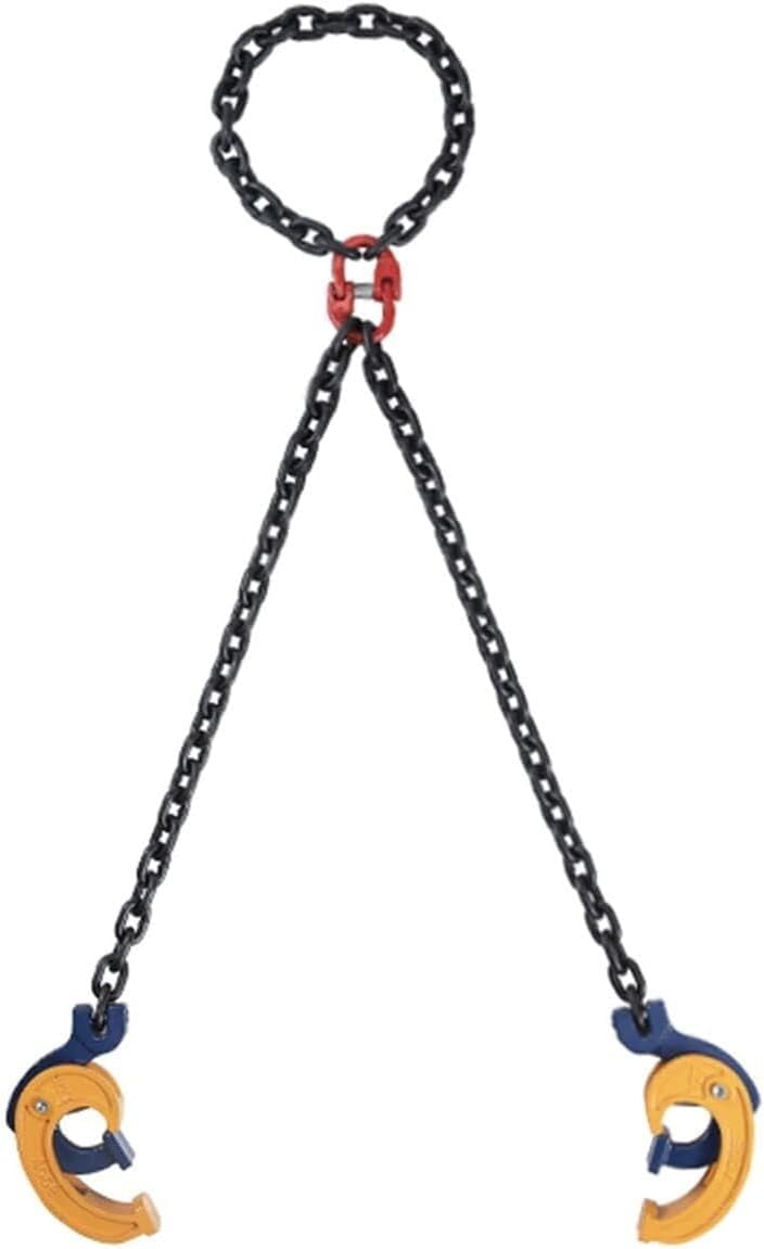 Chain Drum Lifter for Forklift Crane with High Strength Grab Hooks, 1 ...
