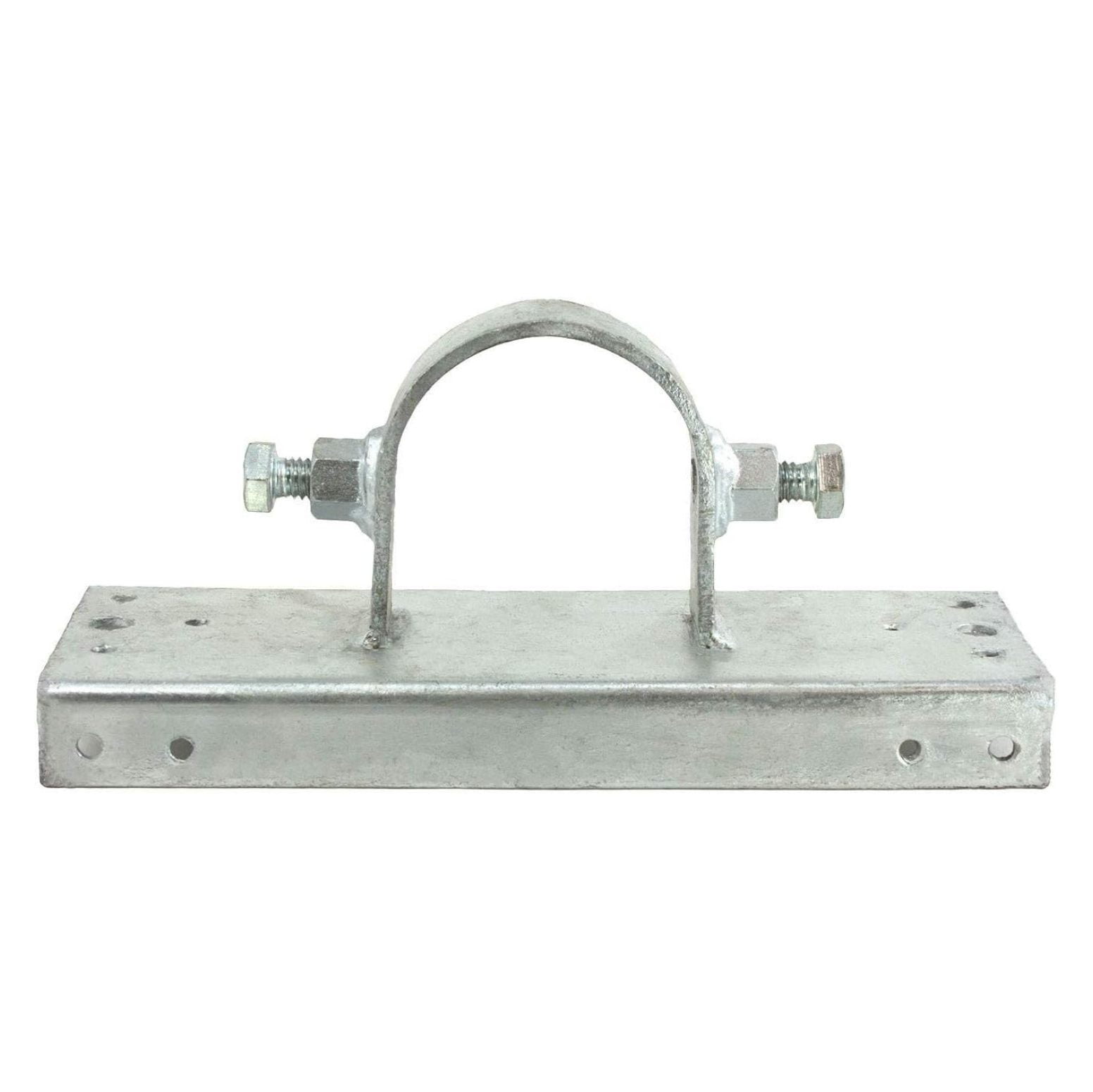 Chain Fence 2 1/2" [2 3/8" OD] x 8" Wood to Steel Post Adapters ...