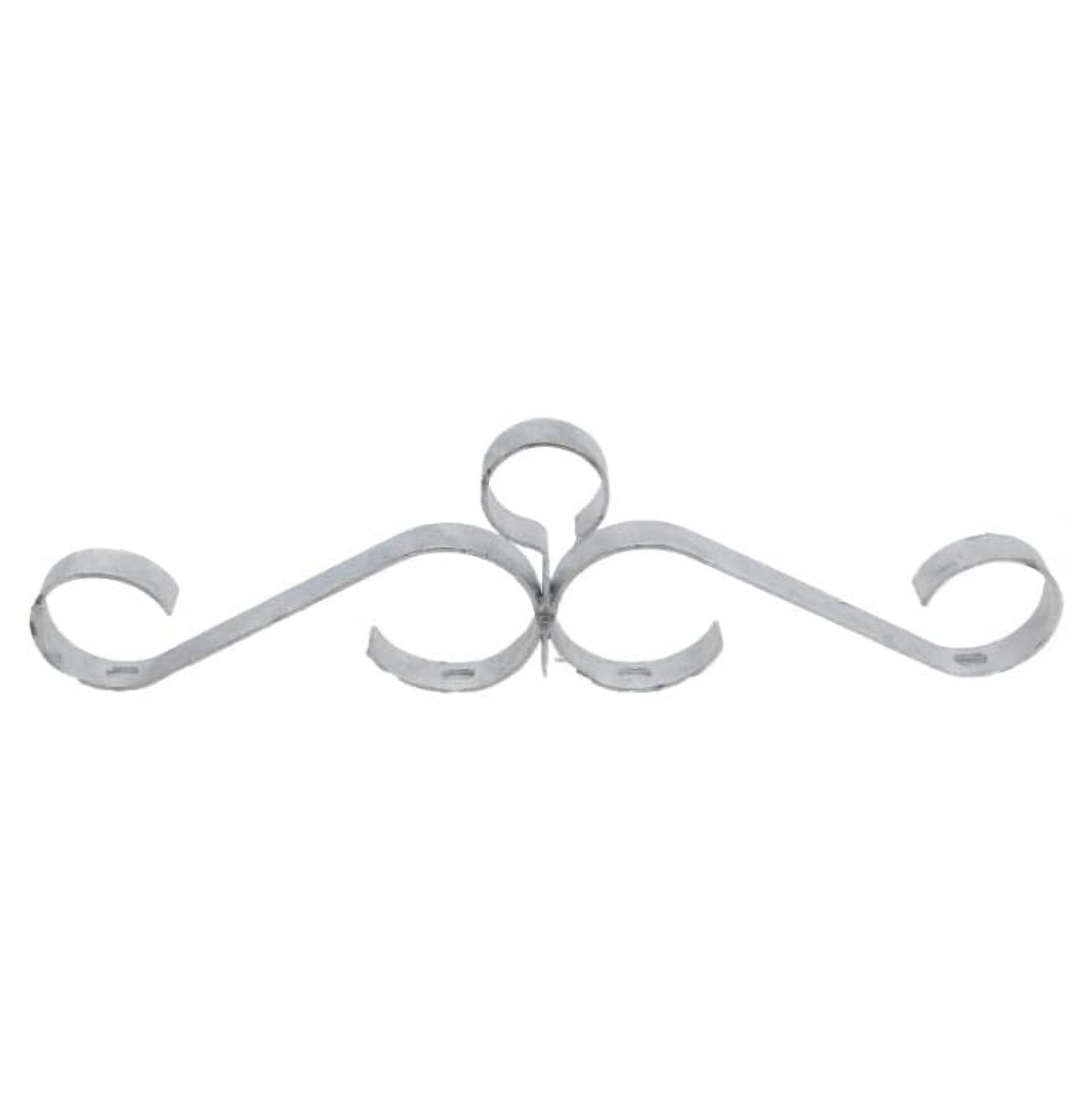 Chain Fence 3-Piece 18" Long [12 Gauge] Gate Scroll - Decorative Gate ...