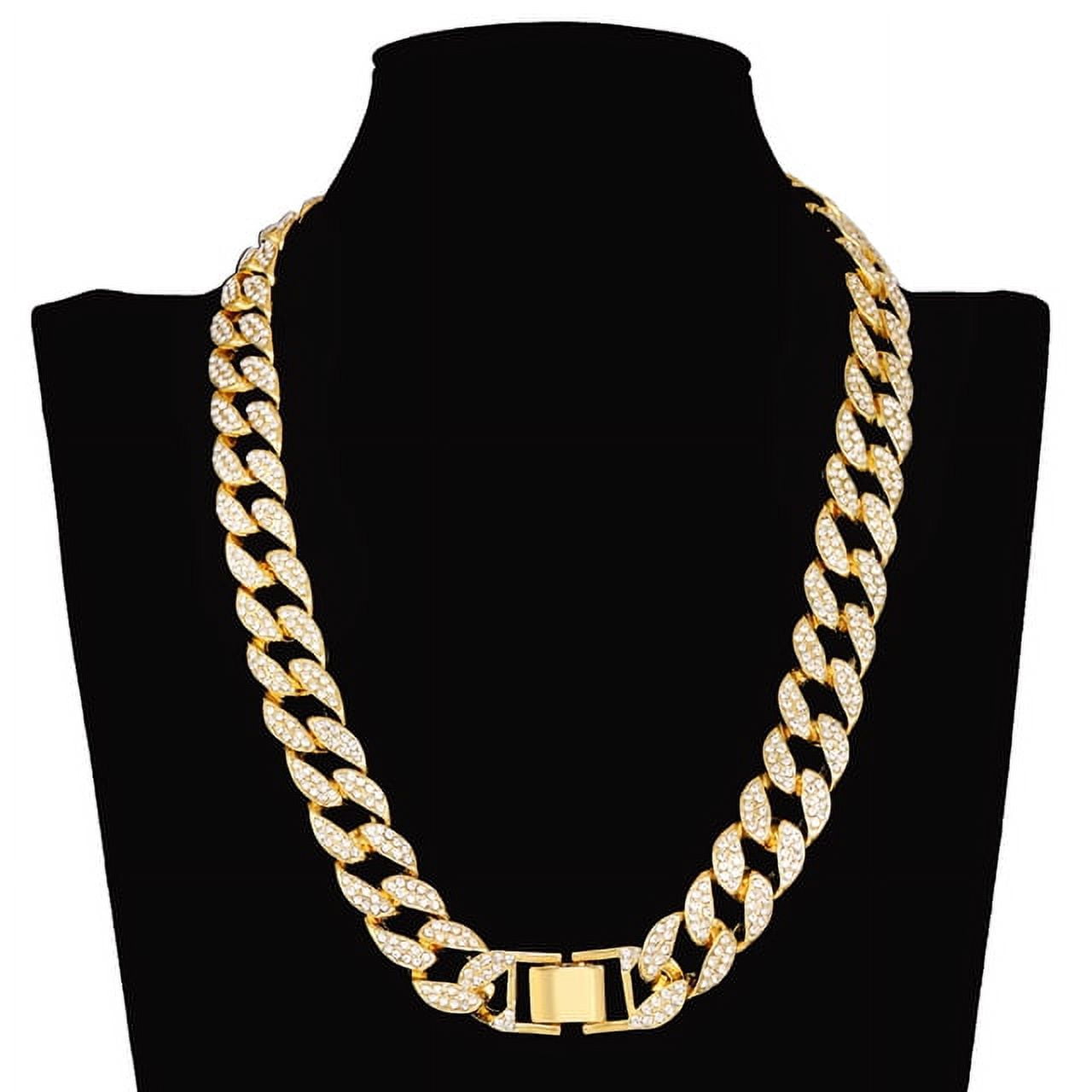 Chain For Men Women Rapper Jewelry Necklace Hip Hop Gift - Walmart.com