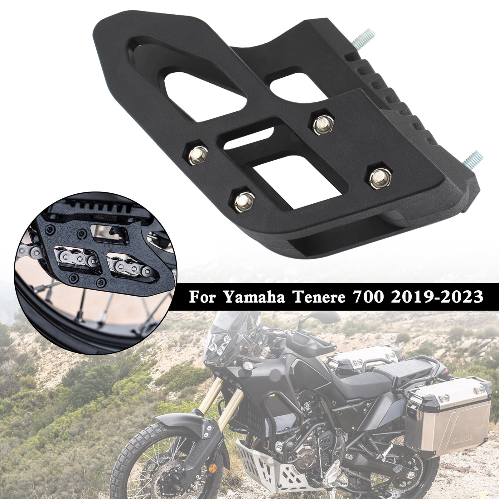 Chain Guide Pulley Chain Guard Stabilizer For Yamaha Tenere 700 XTZ ...