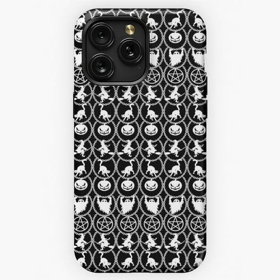 Chain Halloween Motifs iPhone Case 17 16 15 14 13 12 11 Pro Max ...