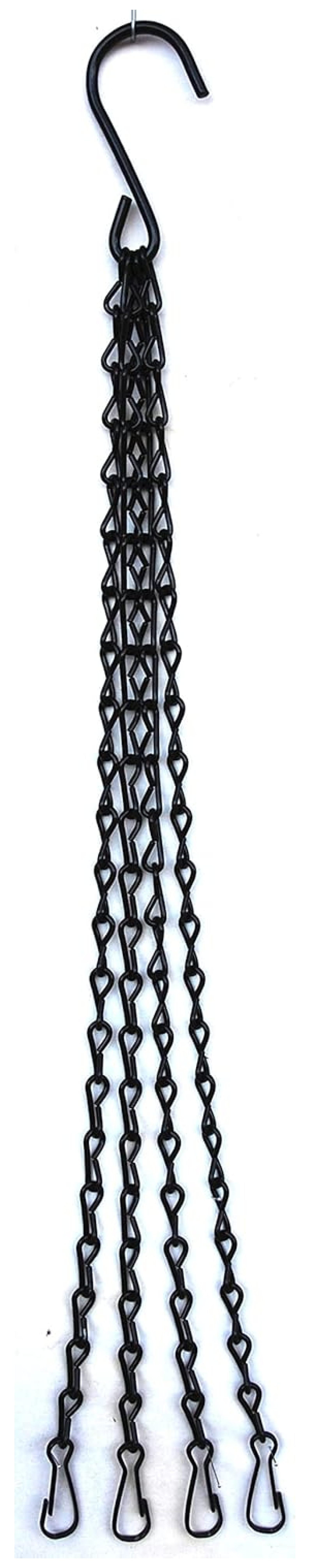 Chain Hanger Black 4 Strand 26.5" Long - Pack of 10 Sets - Walmart.com