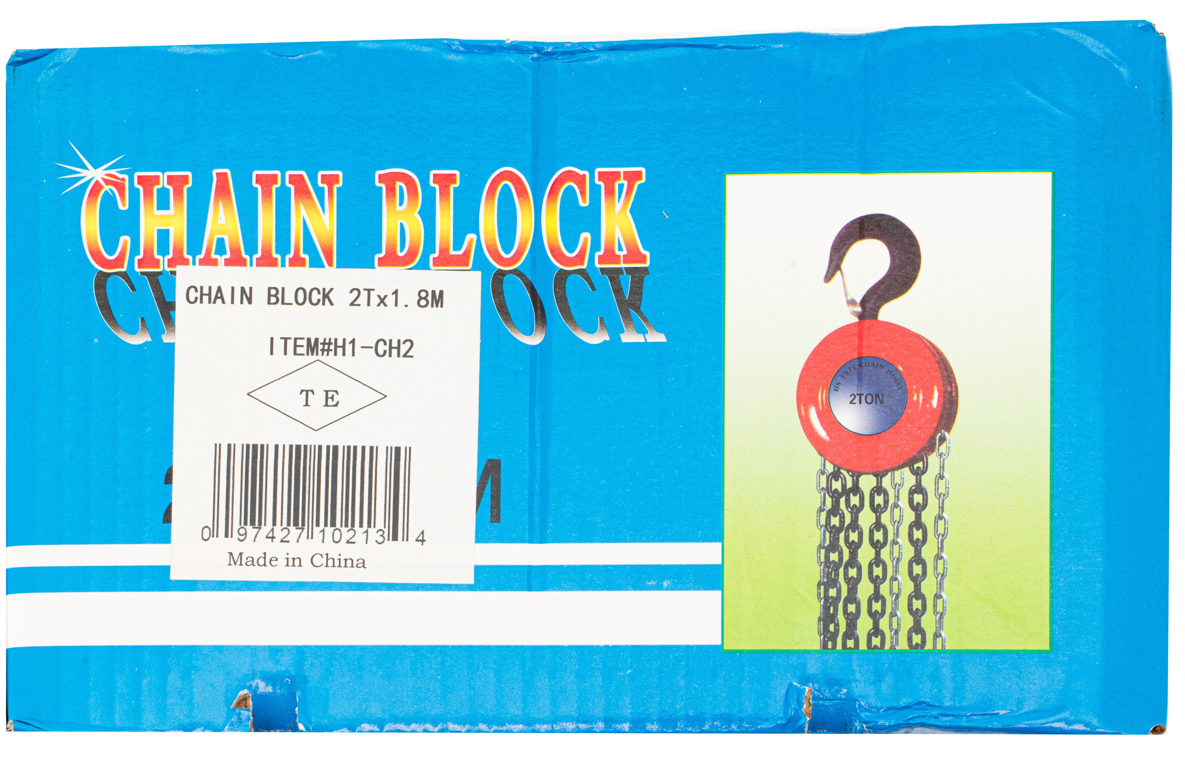Chain Hoist, 2 Ton Max Capacity, 1.8m Max Lift - Walmart.com