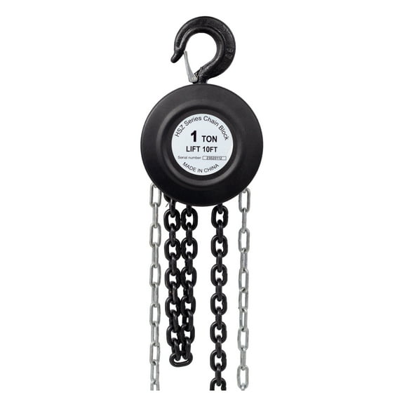 Chain Hoist 2200lbs 1 Ton 10ft - Heavy Duty Manual Chain Fall - Walmart.com