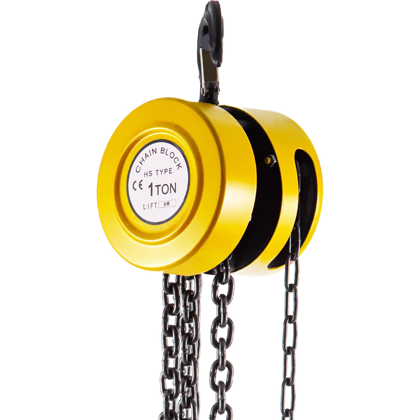 Chain Hoist Chain Block 1 T Capacity 20 FT Lift Steel Construction ...