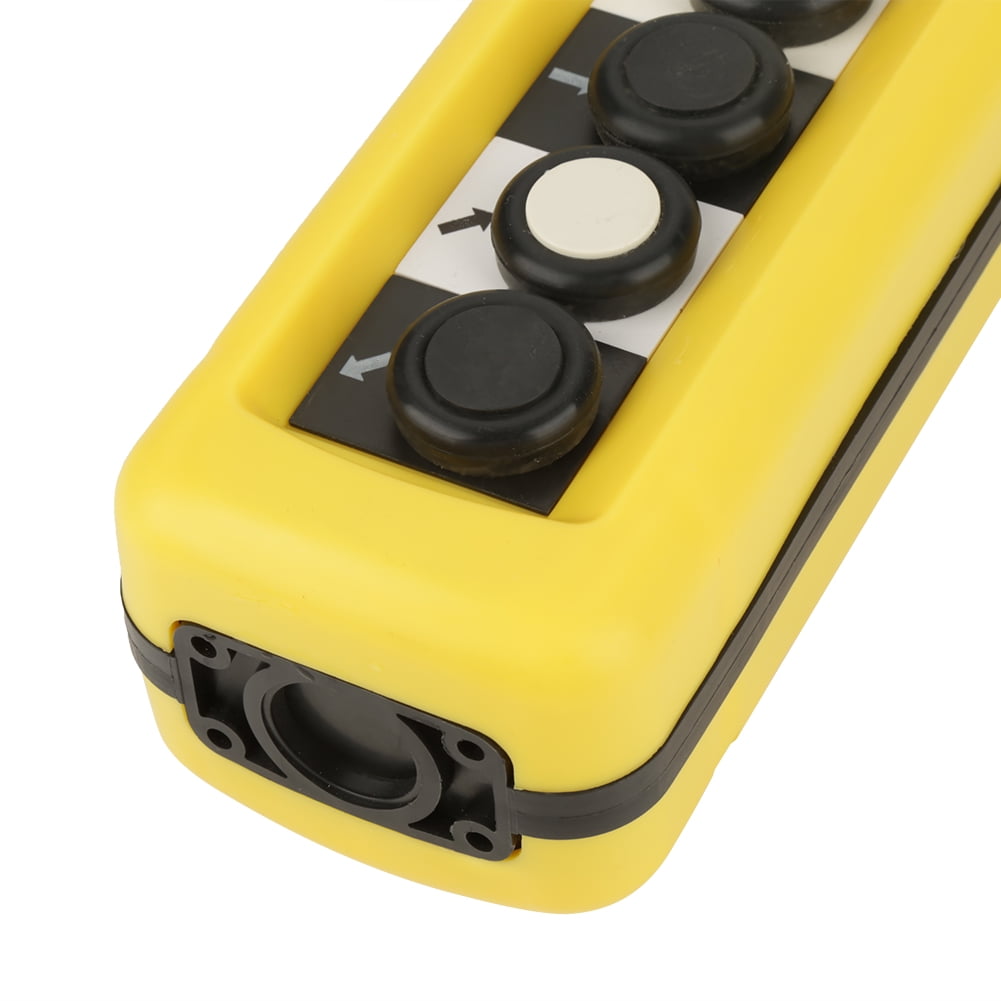Chain Hoist Push Button Switch Controller For Crane, Emergency Stop, Sturdy ABS, Convenient To ...