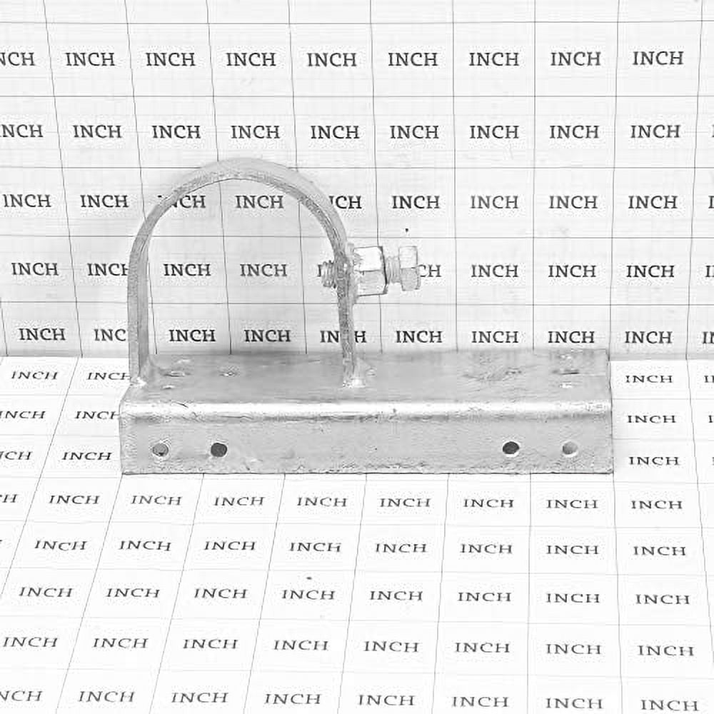 Chain Link 2 1/2" [2 3/8" OD] x 6" Wood to Steel Post End Style Adapter ...