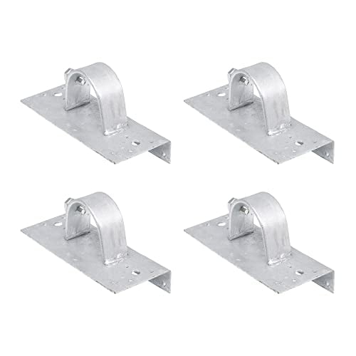 Chain Link Fence 2" [1 7/8" OD] x 6" Wood to Steel Post Adapters ...