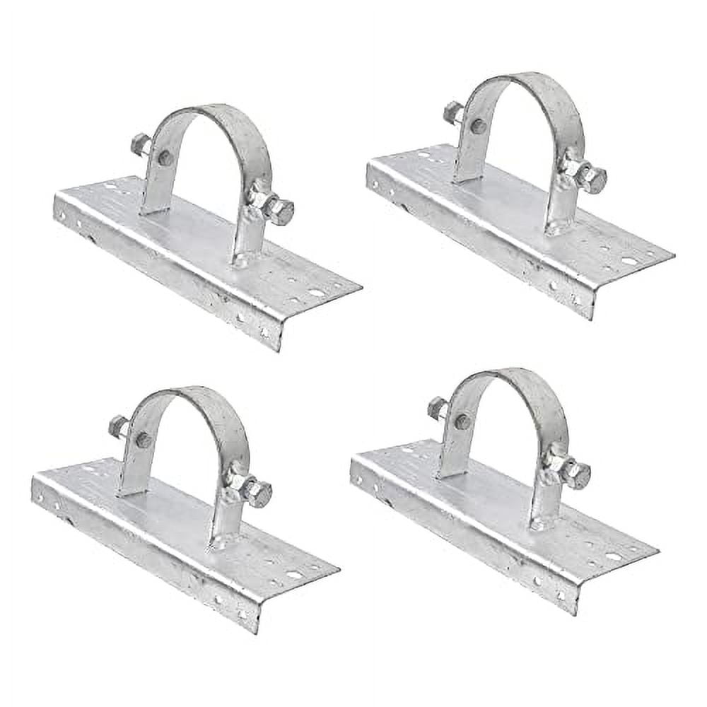 Chain Link Fence 3" [2 7/8" OD] x 8" Wood to Steel Post Adapters ...