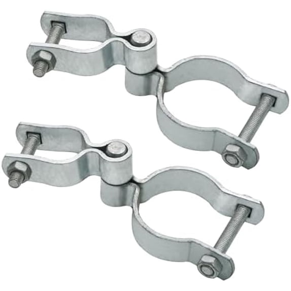 Chain Link Fence Post Hinge 1-3/8" x 2-3/8" Female and Male Hinges Gate ...