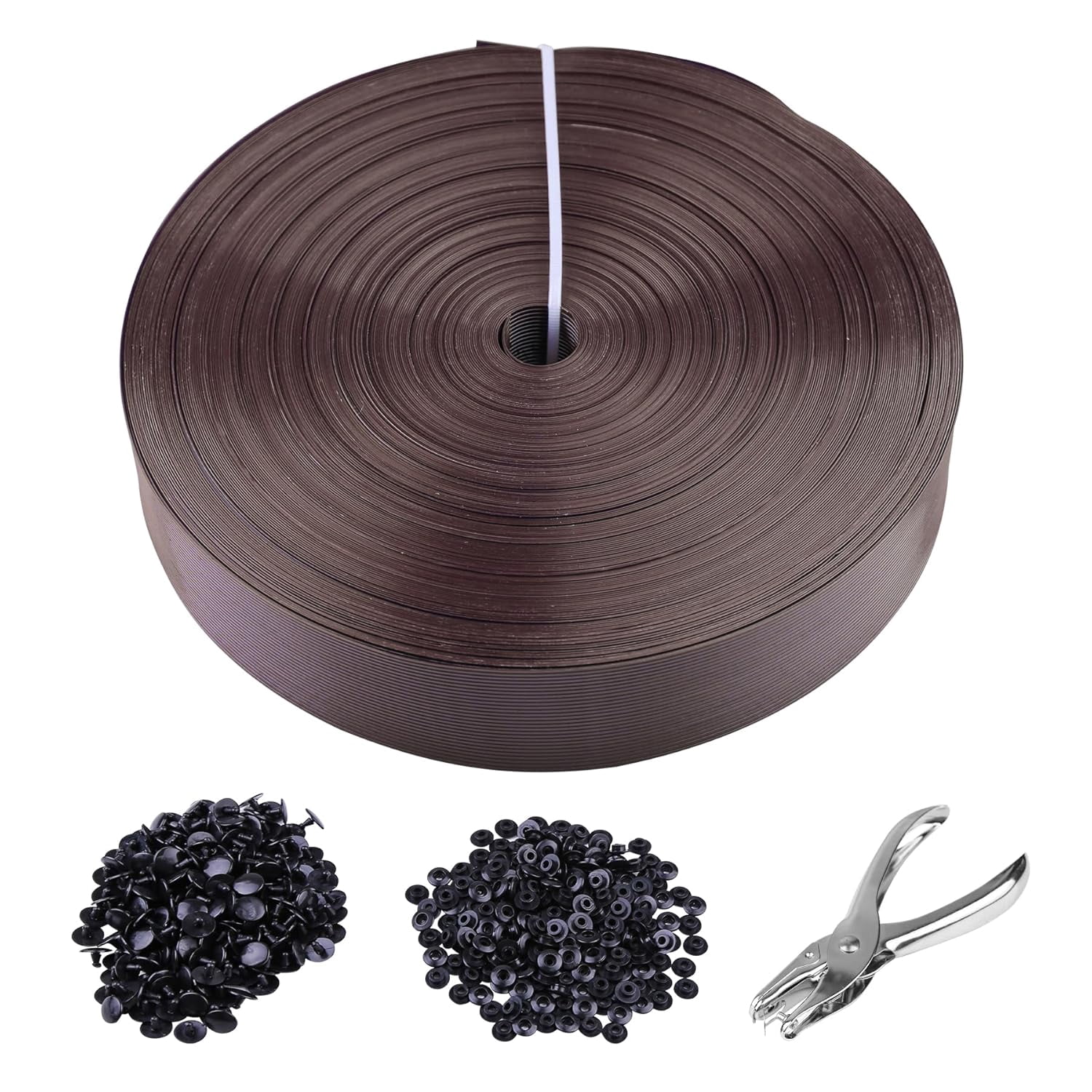 Chain Link Fence Privacy Tape 250ft x 1.85in with Hole Punch & 200 ...