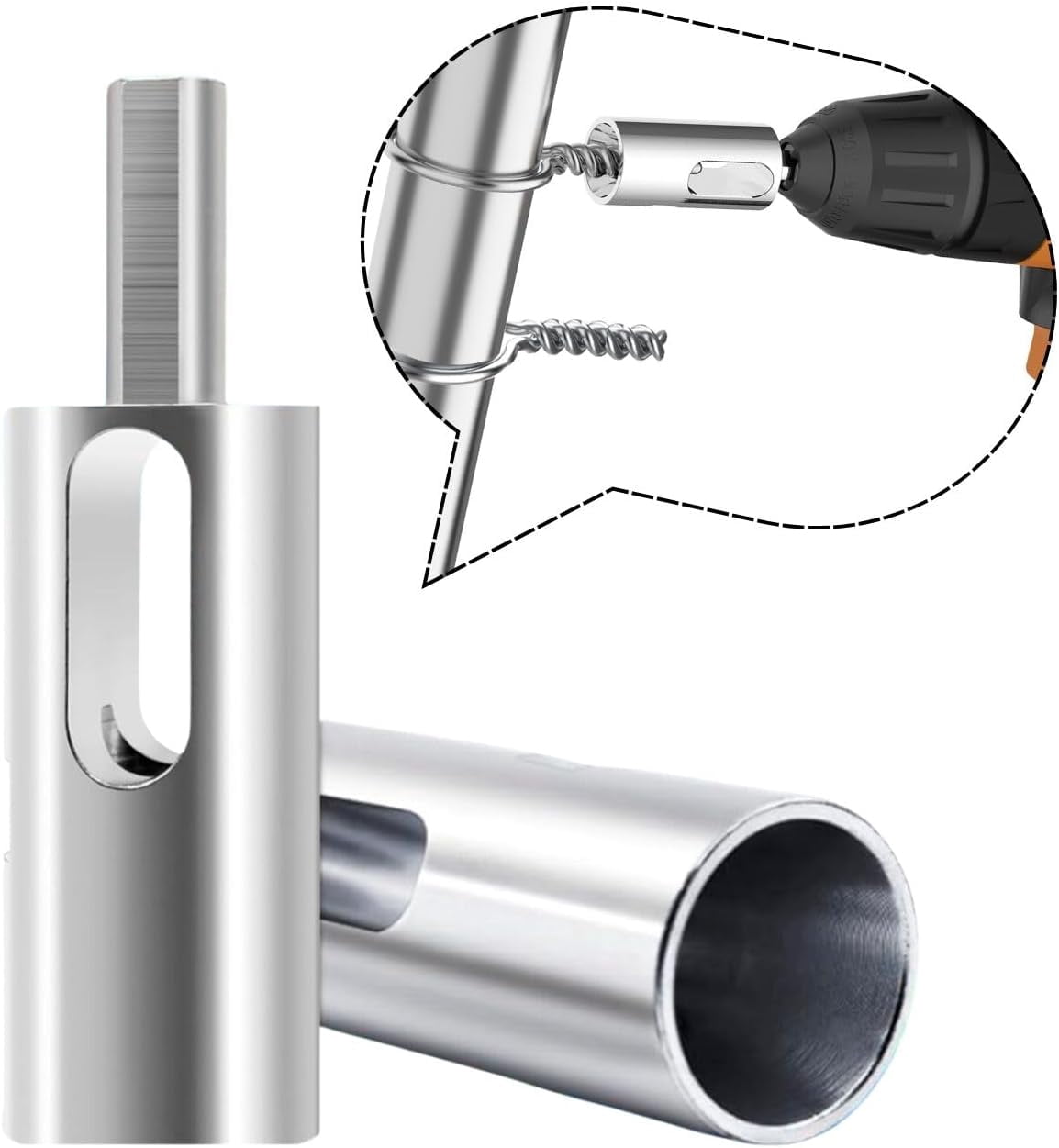 Chain Link Fence Twist Ties Tool for 8/9/10/11 Gauge Wire – Drill Chuck ...