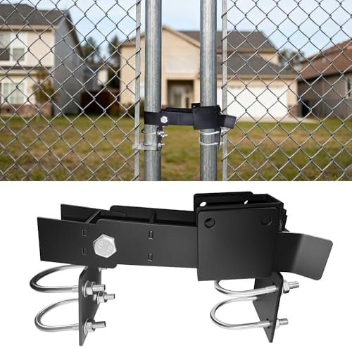 Chain Link Residential Strong Arm Double Gate Latch, Latches Two Gates ...