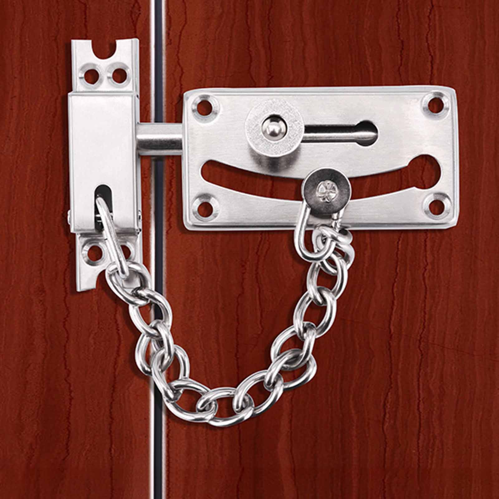 Chain Lock Anti-Theft Stainless Steel Door Hardware Anti-rust Thicken ...