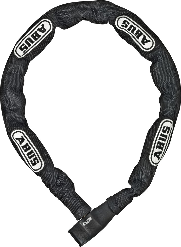 Chain Lock - Catena 685/110 black - 110cm length / 6mm diameter square ...