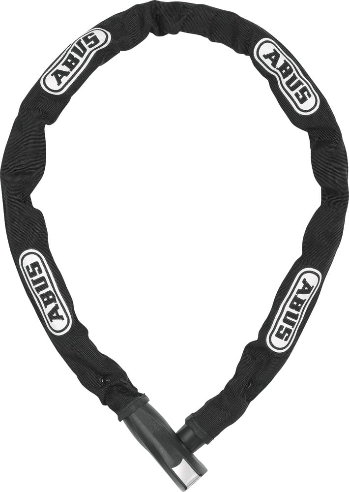 Chain Lock - Steel-O-880/110 black - 110cm length / 7mm diameter square ...