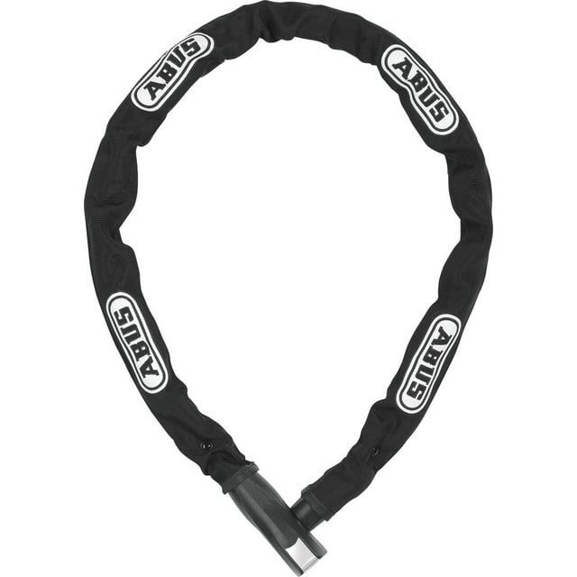 Chain Lock - Steel-O-880/110 black - 110cm length / 7mm diameter square - Walmart.com
