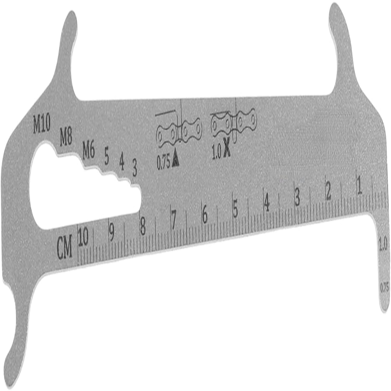 Chain Measuring Snap Gauge Metal Rulers Bike Chain Measure Ruler Chain ...