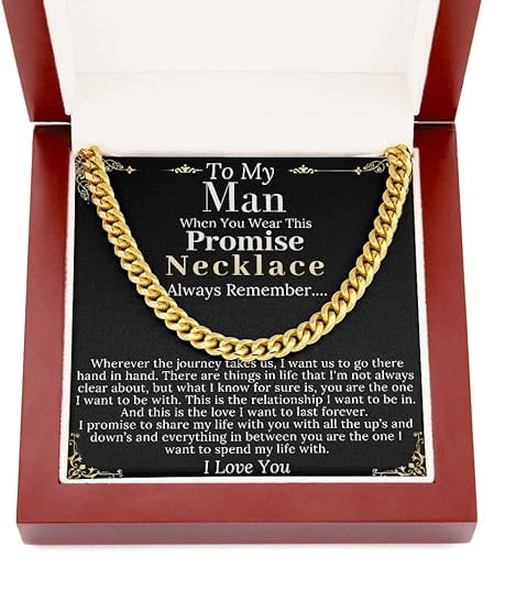 Chain Necklace Gift For Boyfriend/Husband Christmas Gift For Men From ...