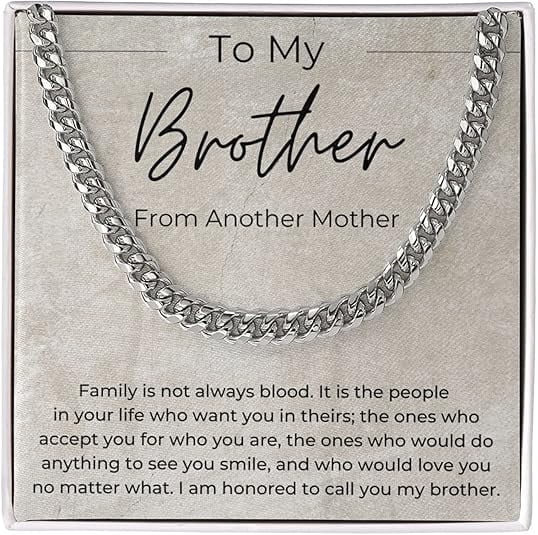 Chain Necklace for Step Brother from Step Sister, Birthday Gift for Him ...