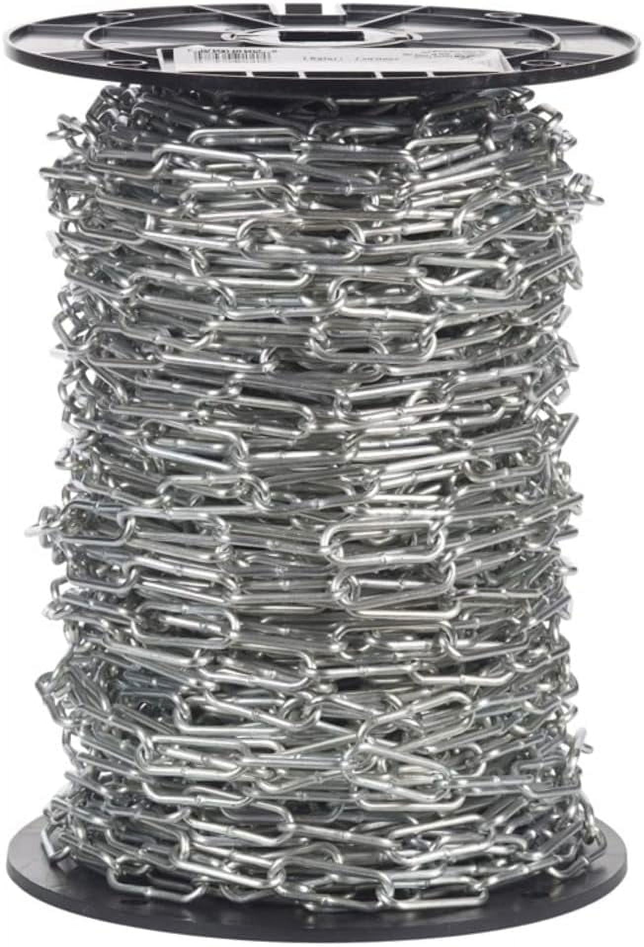 Chain No. 120 in. Handy Carbon Steel Utility Chain 1/8 in. Dia. x 175 ...