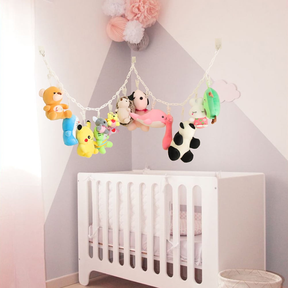 Chain Organizer Stuffed Animal Clips Plush Display Toys Storage Ceiling ...