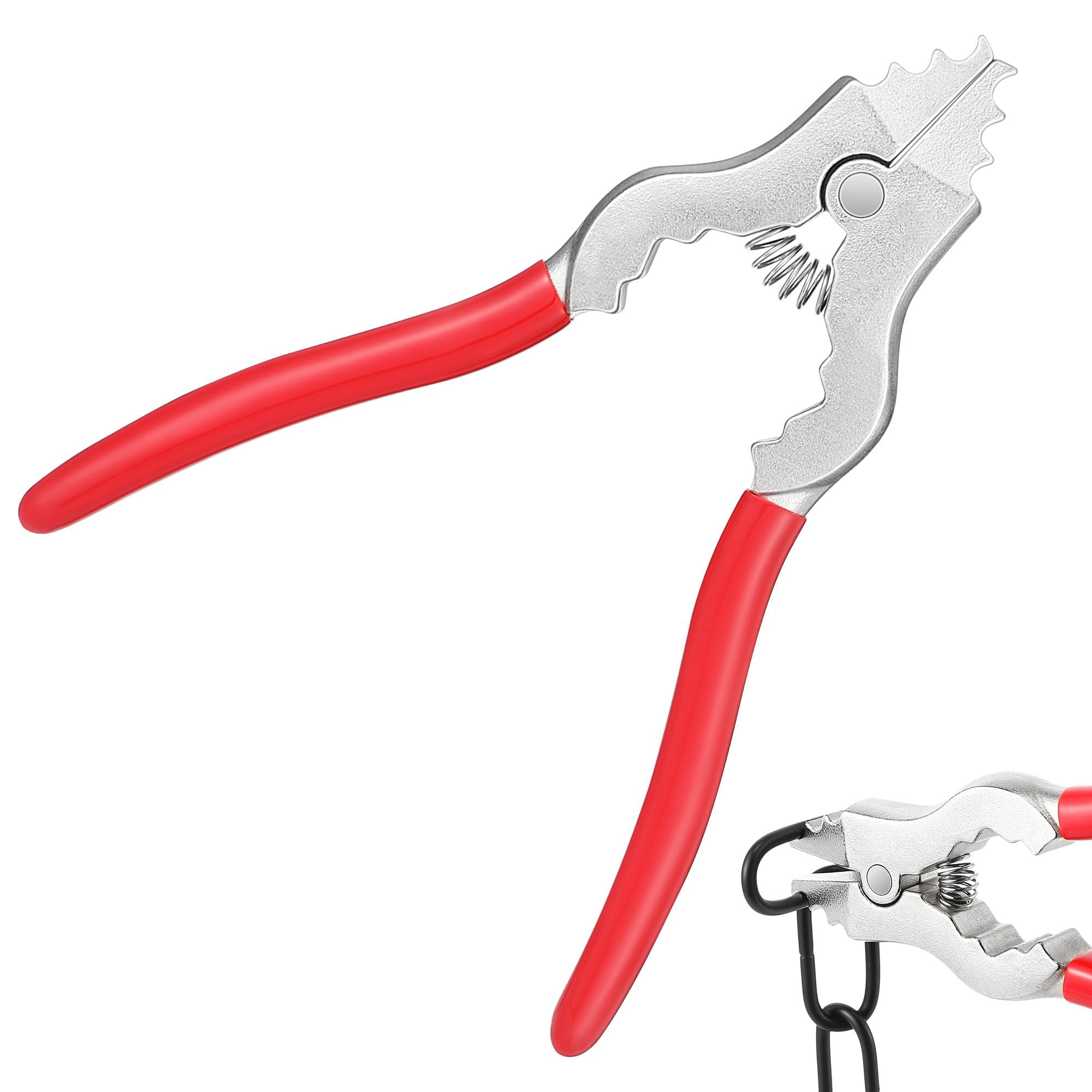 Chain Pliers, 7 Inch Fixture Link Pliers, Malleable Iron Chain Pincers ...