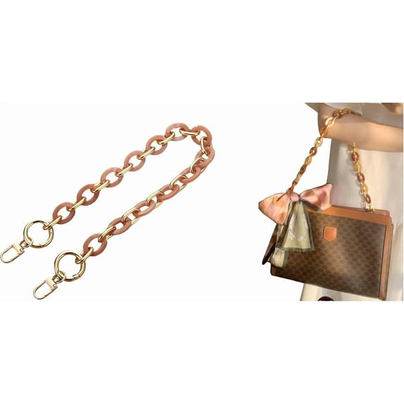 Chain Purse Strap 23.6IN Purse Transparent Chain DIY BagChain for ...