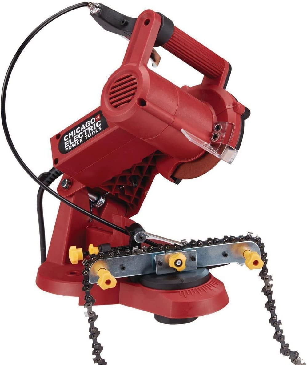 Chain Saw Sharpener : 120 VAC with 7/8 Inch Arbor and 5000 RPM Max ...