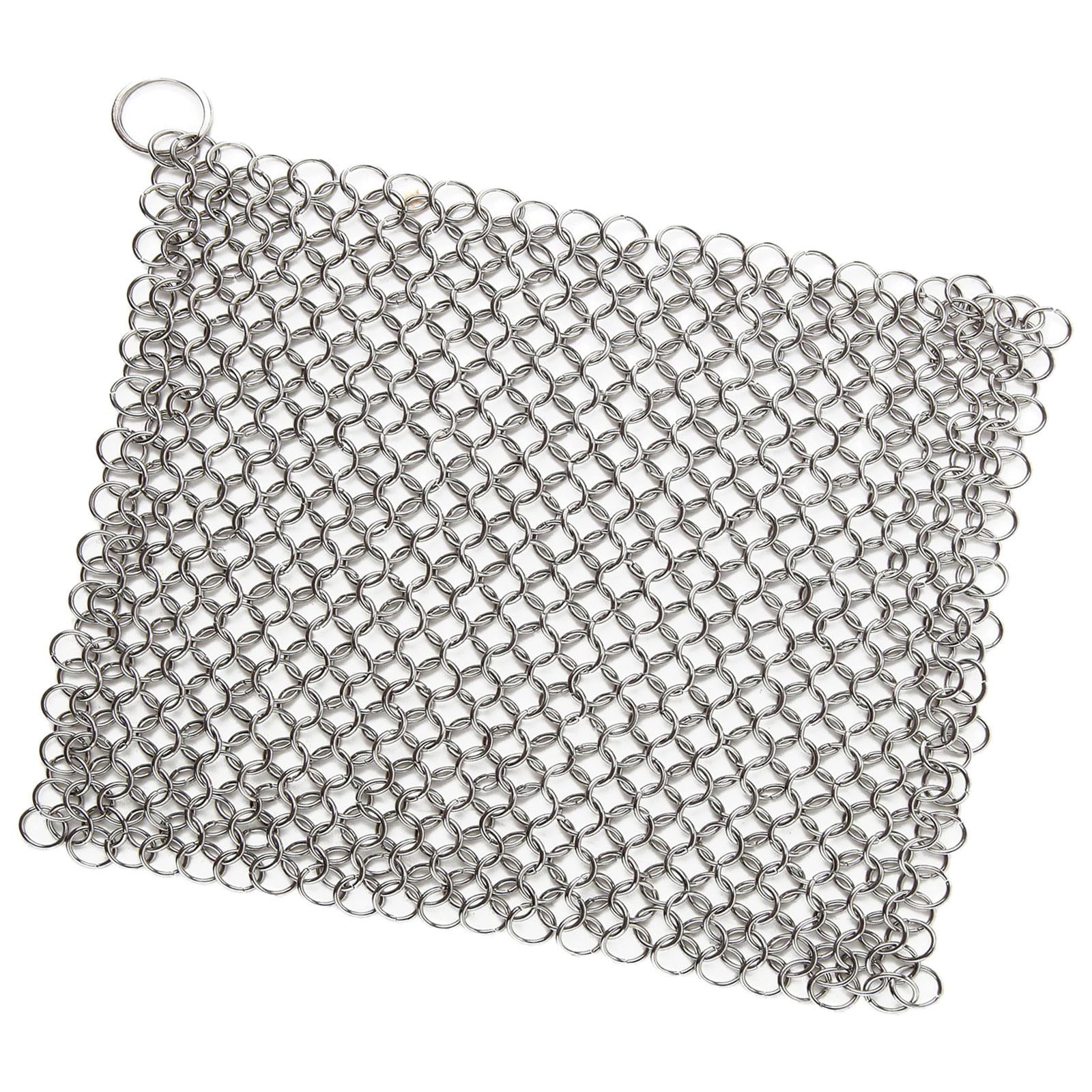 Chain Scrubber 316 Stainless Steel Uncoated Cookware Round Mesh Design ...