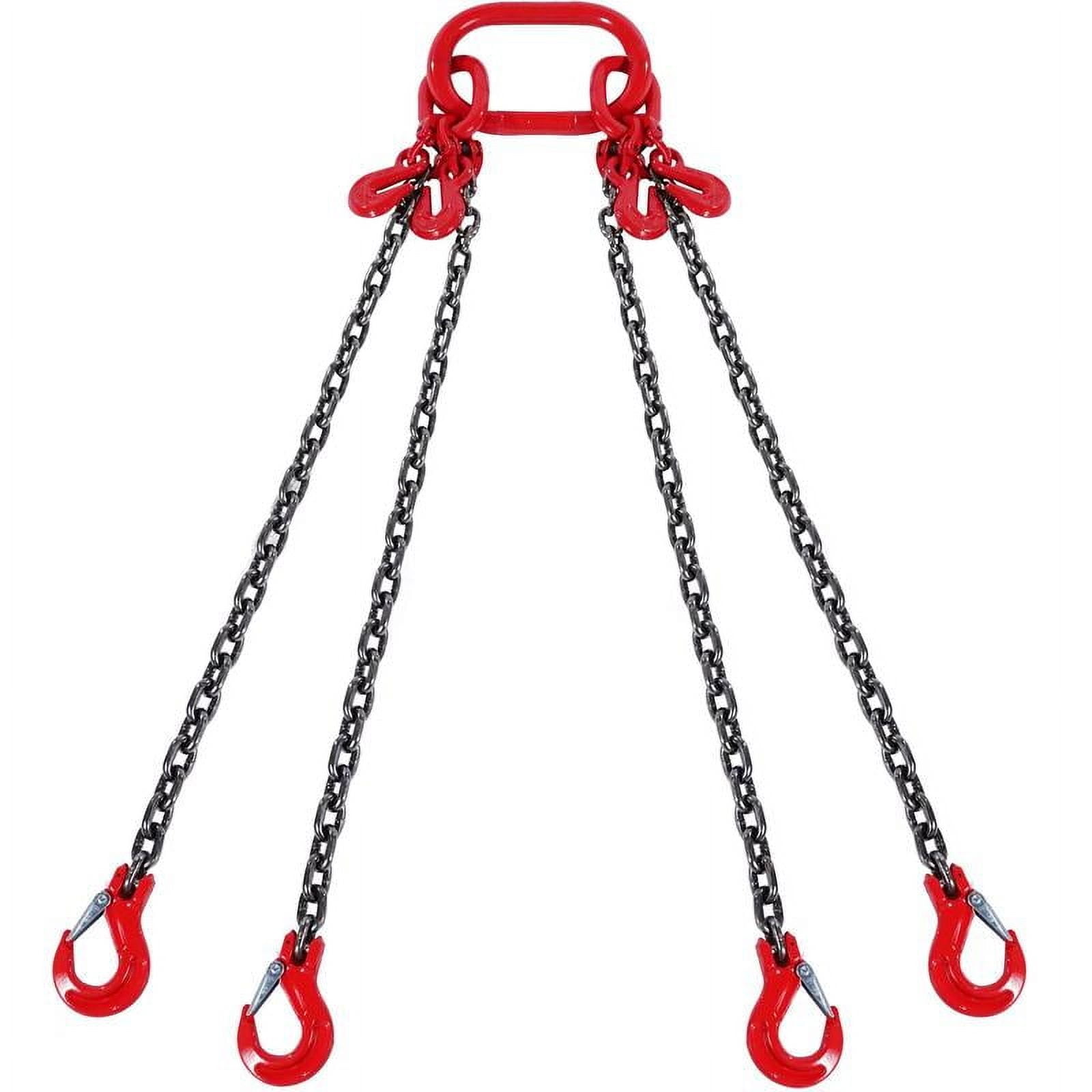 Chain Sling, 11000 lbs Weight Capacity, 5/16'' x 5' G80 Lifting Chain ...