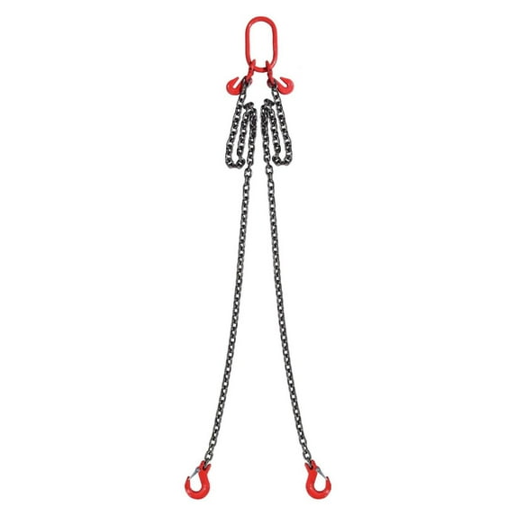Chain Sling 5/16" x 6ft - 6600lbs Capacity, G80 Lifting Chains with ...