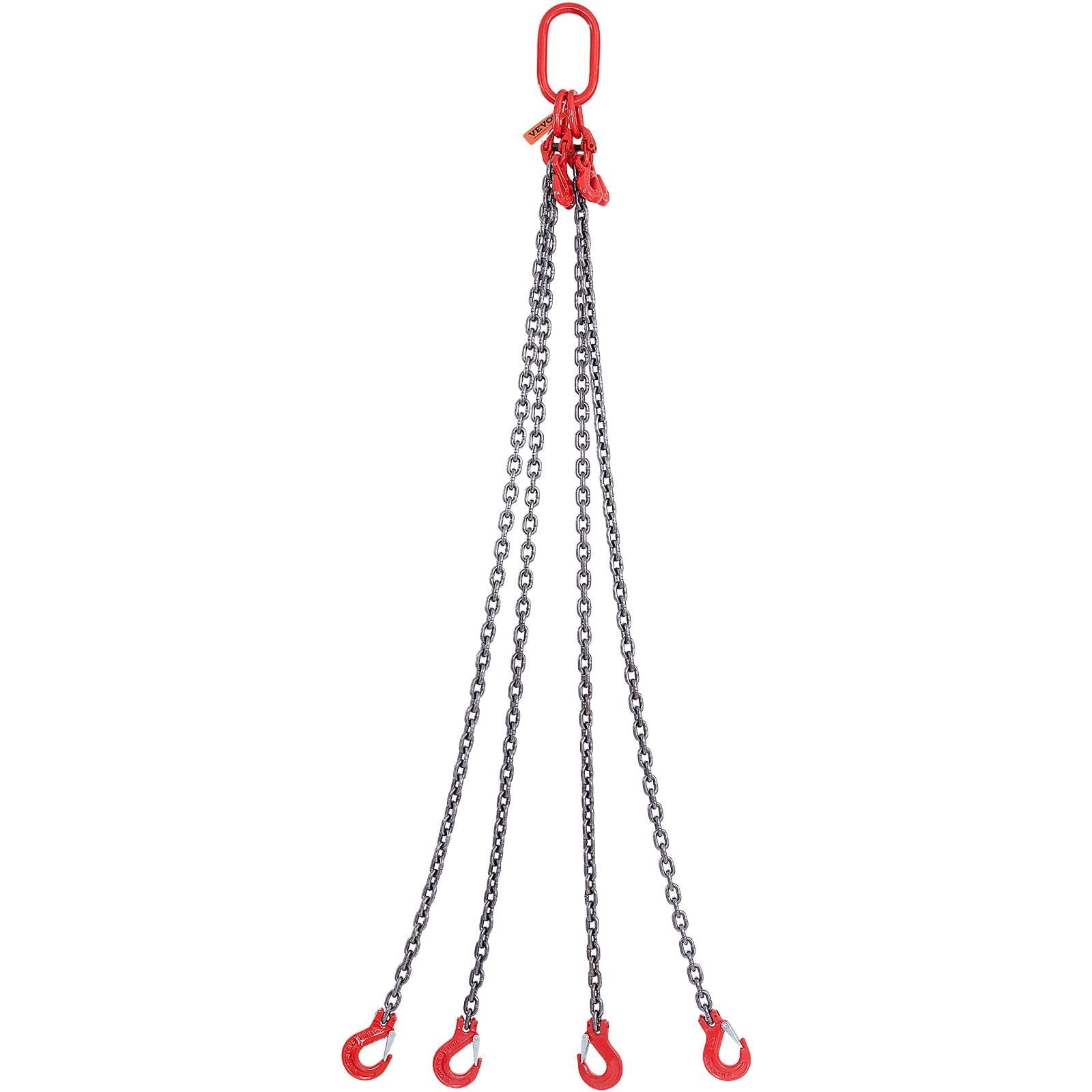 Chain Sling, Heavy-Duty 11,000 lbs G80 Chain – 5/16'' x 5' with Grab ...