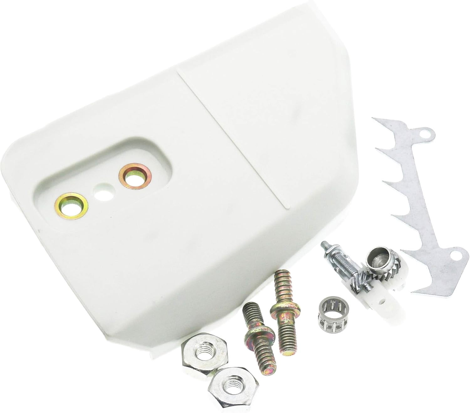 Chain Sprocket Cover with Adjuster Tensioner Stud Nut for STIHL 017 018 ...