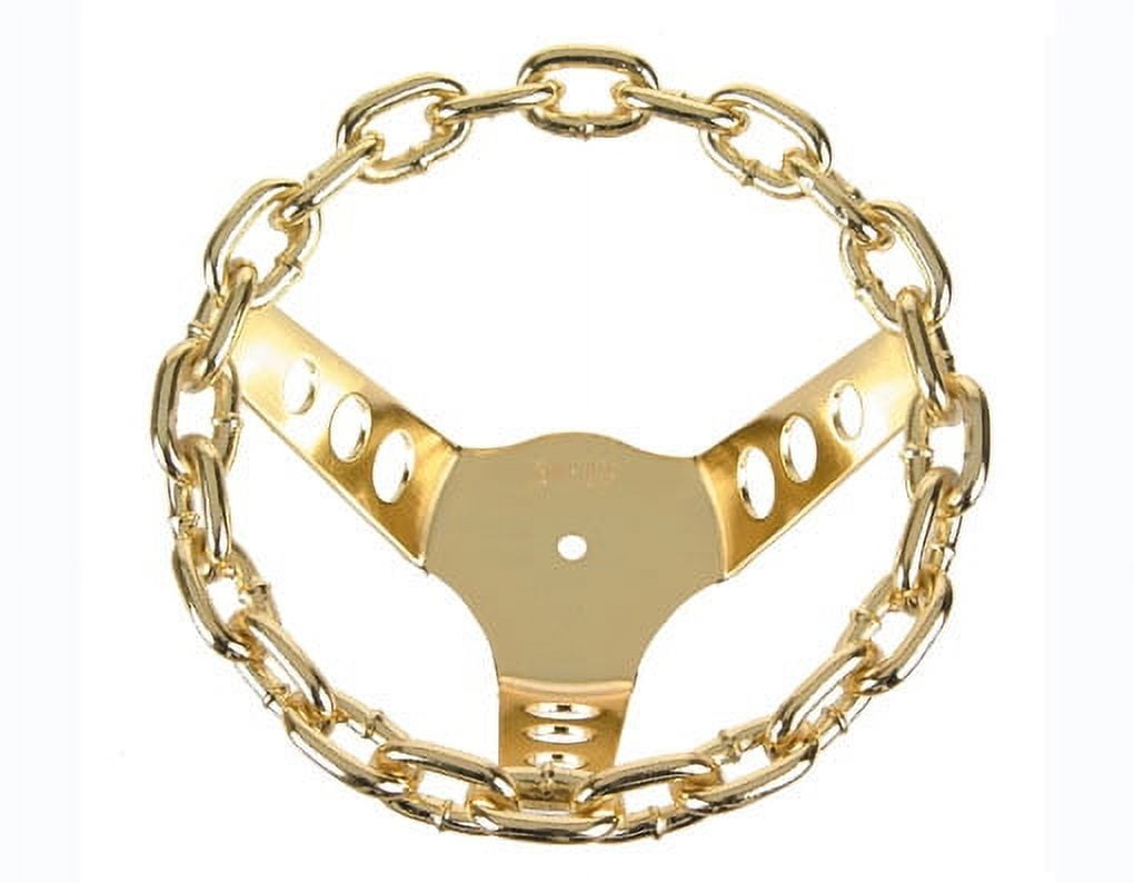 Chain Steering Wheel Gold. - Walmart.com