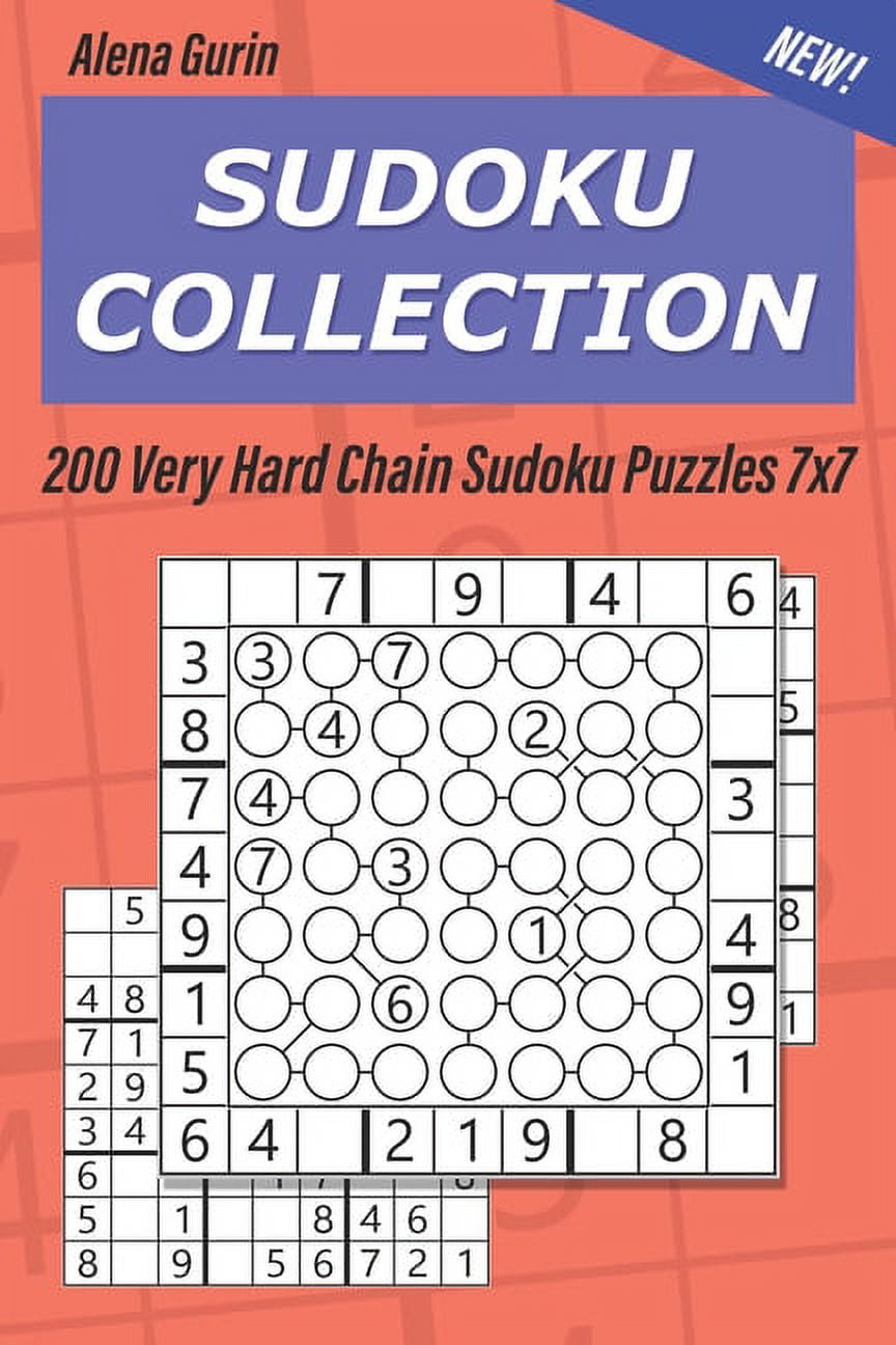 Chain Sudoku: Sudoku Collection : 200 Very Hard Chain Sudoku Puzzles ...