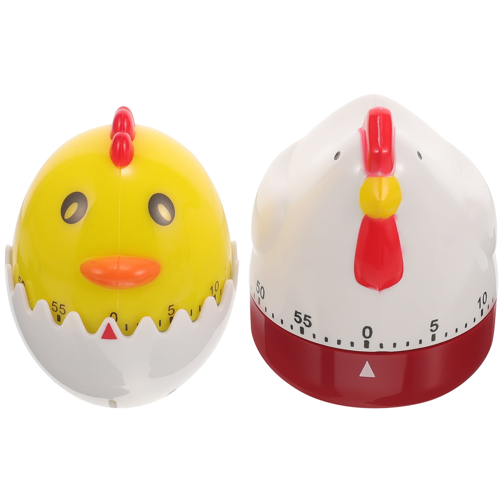 Chain Timer 2 Pcs Kids Manual Mechanical Baking Tool Egg Shell Chicken ...