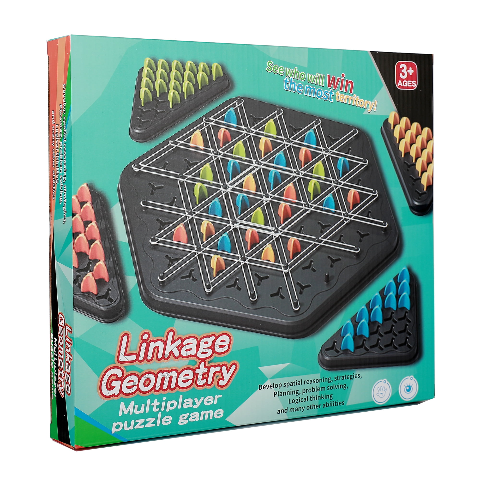 Chain Triangle Chess Game, Strategy Triggle Board Kids Games for Family ...