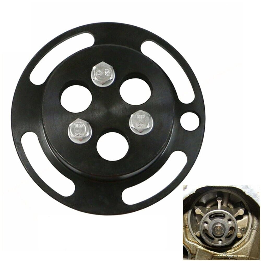 Chain driven water pump sprocket retention tool suitable for universal ...