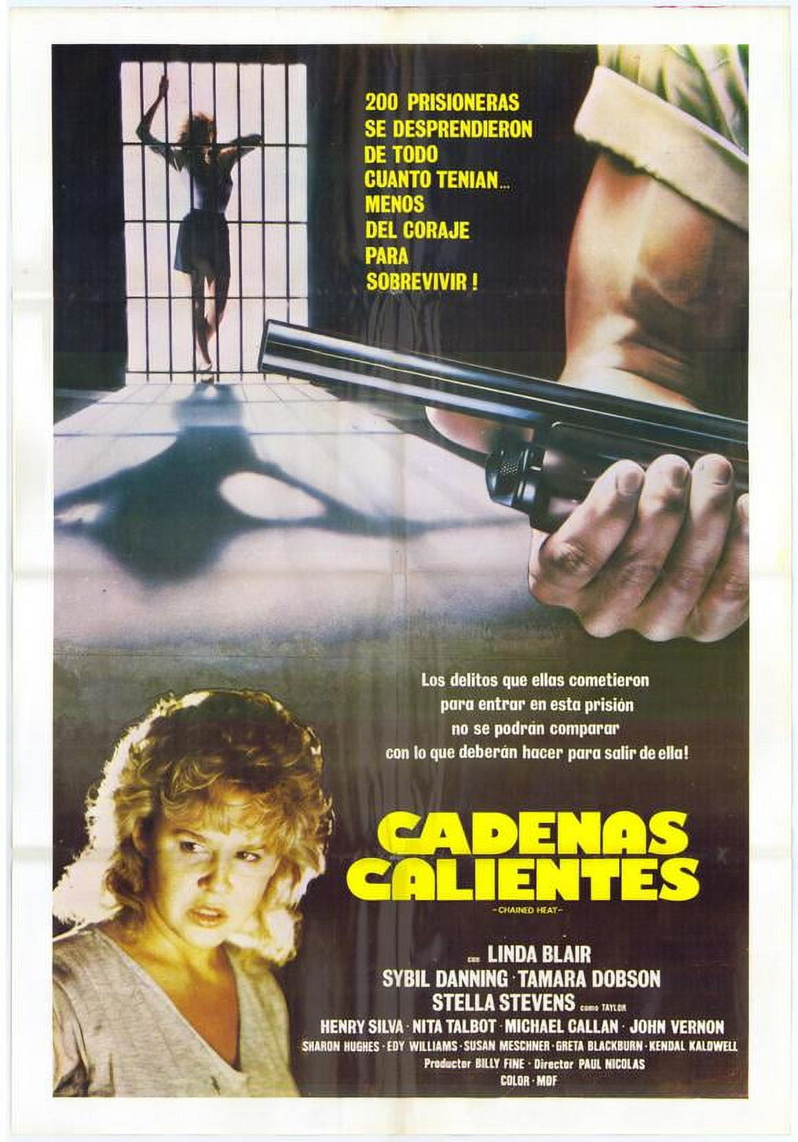 Chained Heat - movie POSTER (Style B) (27" x 40") (1983) - Walmart.com