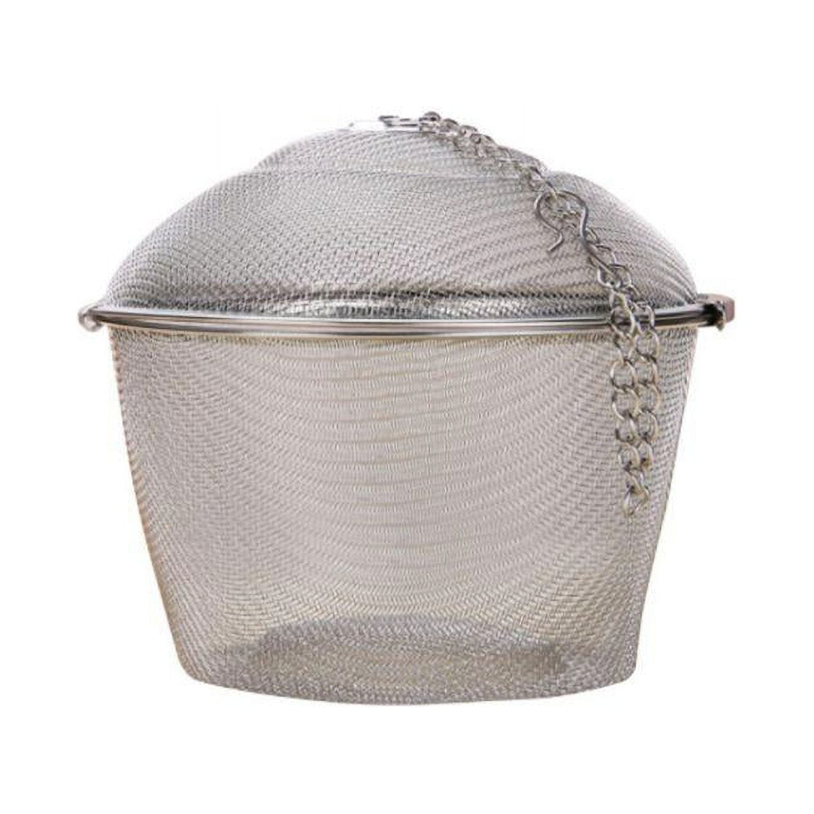 Chained Lid Spice Seasoning Bag Mesh Ball Shape Tea Filter Basket ...