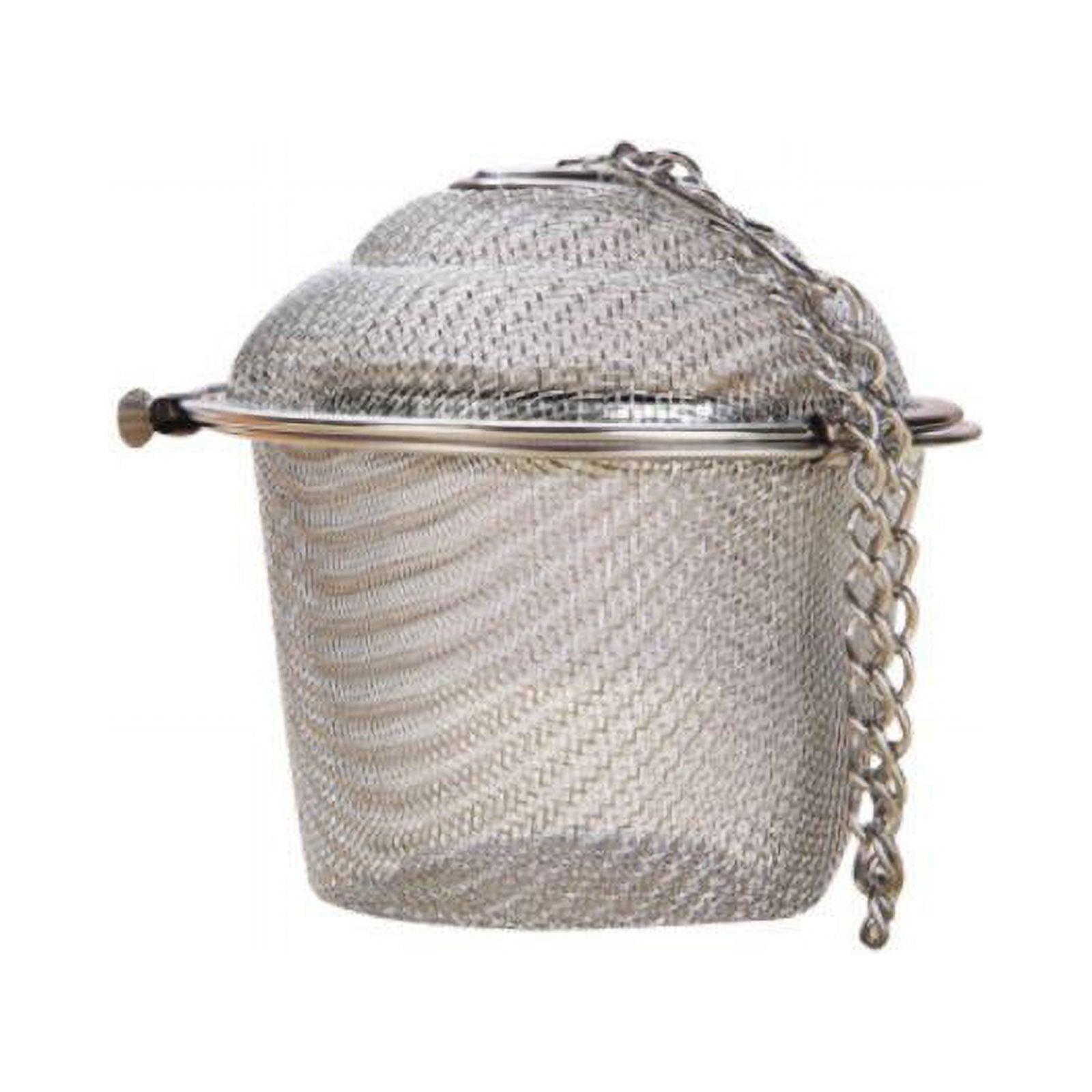 Chained Lid Spice Seasoning Bag Mesh Ball Shape Tea Filter Basket ...