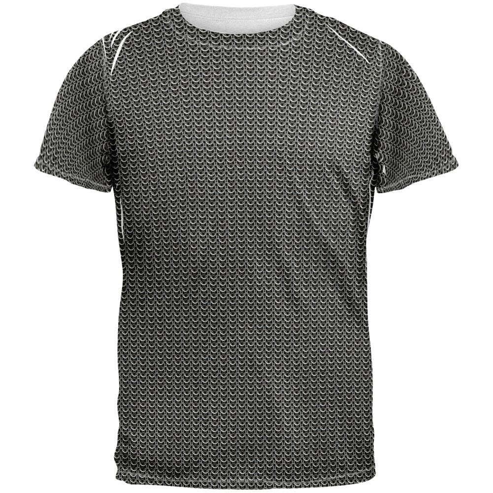 Chainmail Costume All Over Adult T-Shirt - Large - Walmart.com