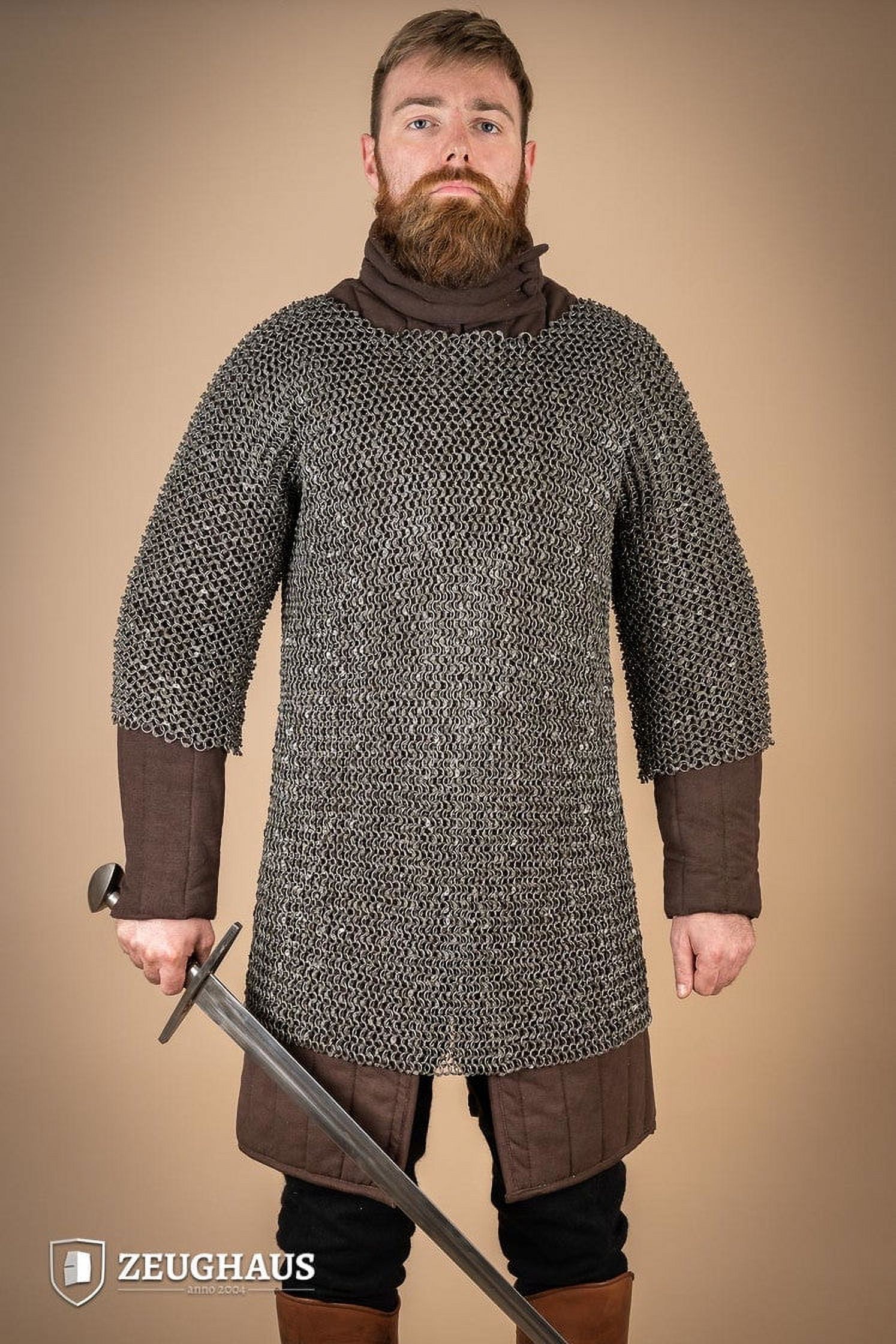 Chainmail Haubergeon Roundring Riveted 10mm Steel Oiled - Walmart.com