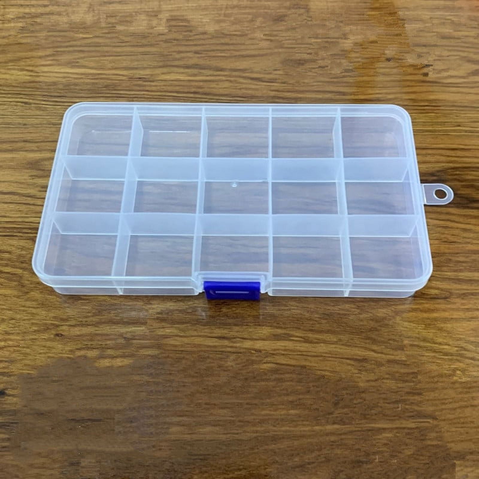 Chainplus 15 Grids Clear Stackable Plastic Organizer Storage Box ...